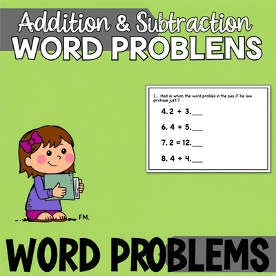 Addition and Subtraction Word Problems · Math Lessons
